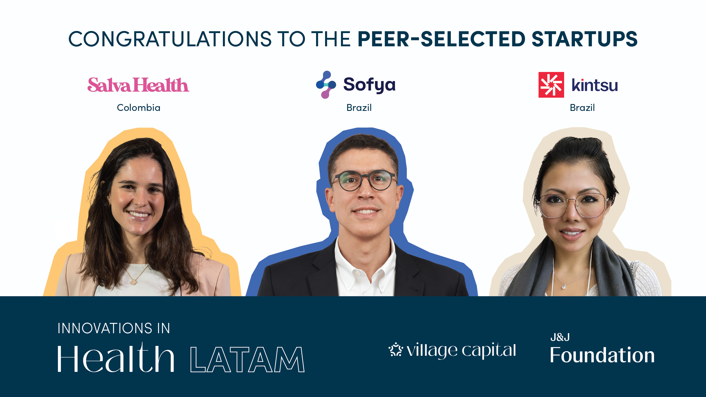 Salva Health, Sofya y Kintsu fueron seleccionadas por sus pares para recibir financiamiento no ...